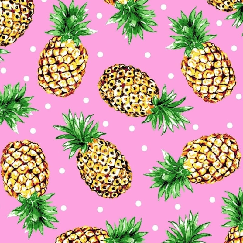 Pineapple Fabric - Etsy