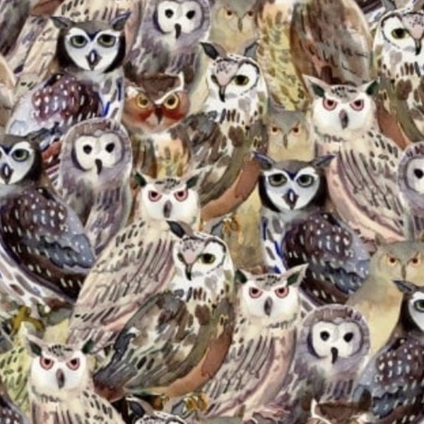 Owl Fabric - Etsy