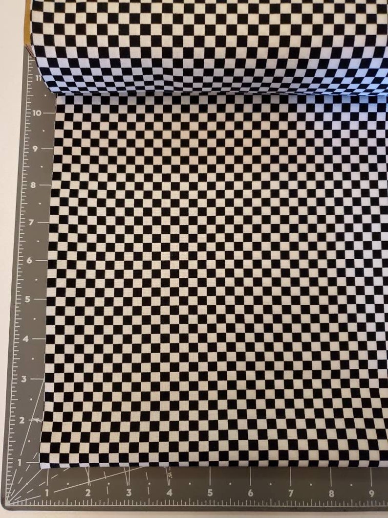 New 3D Racing Checks Checkerboard Checks Fabric 100% - Etsy