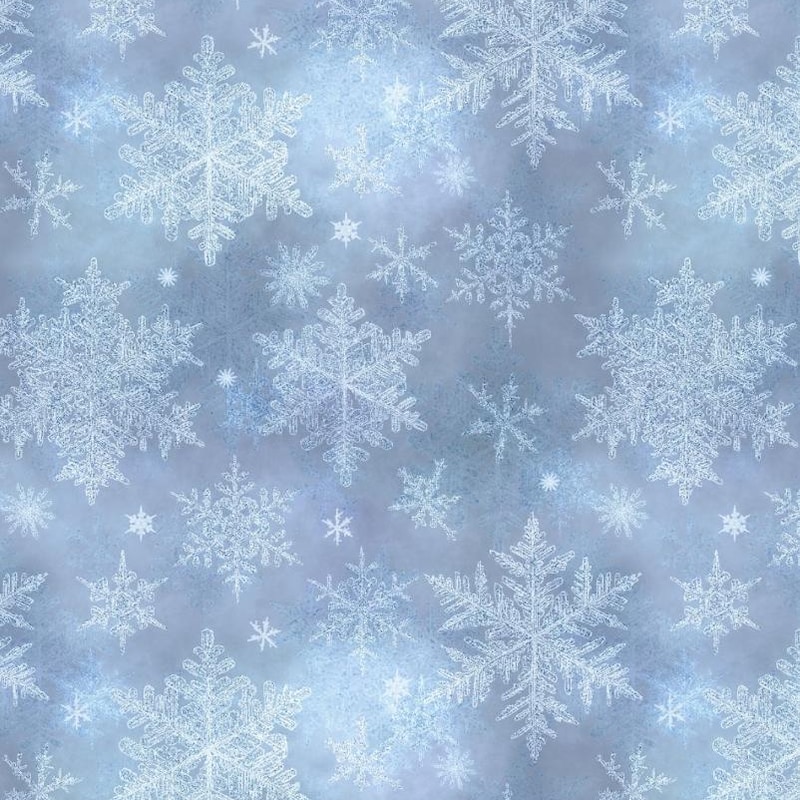 Snowflake Fabric - Etsy