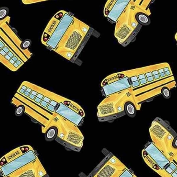 School Bus Fabric - Etsy