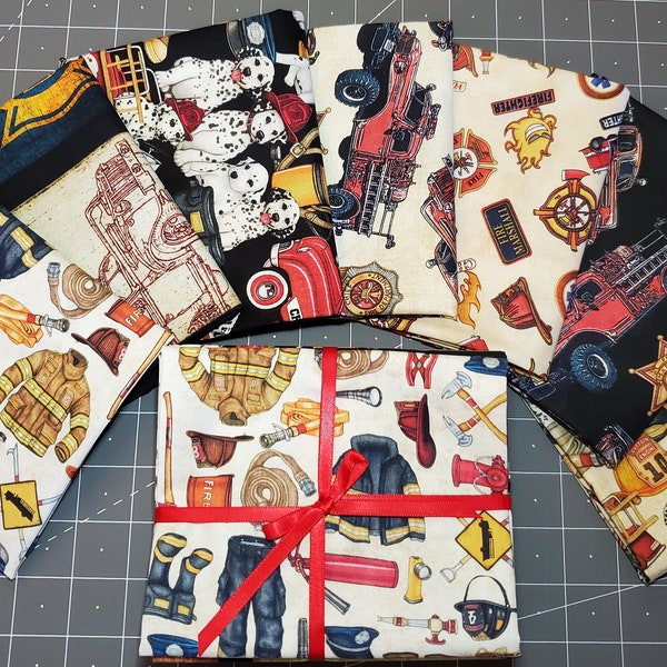 Fireman Fabric - Etsy