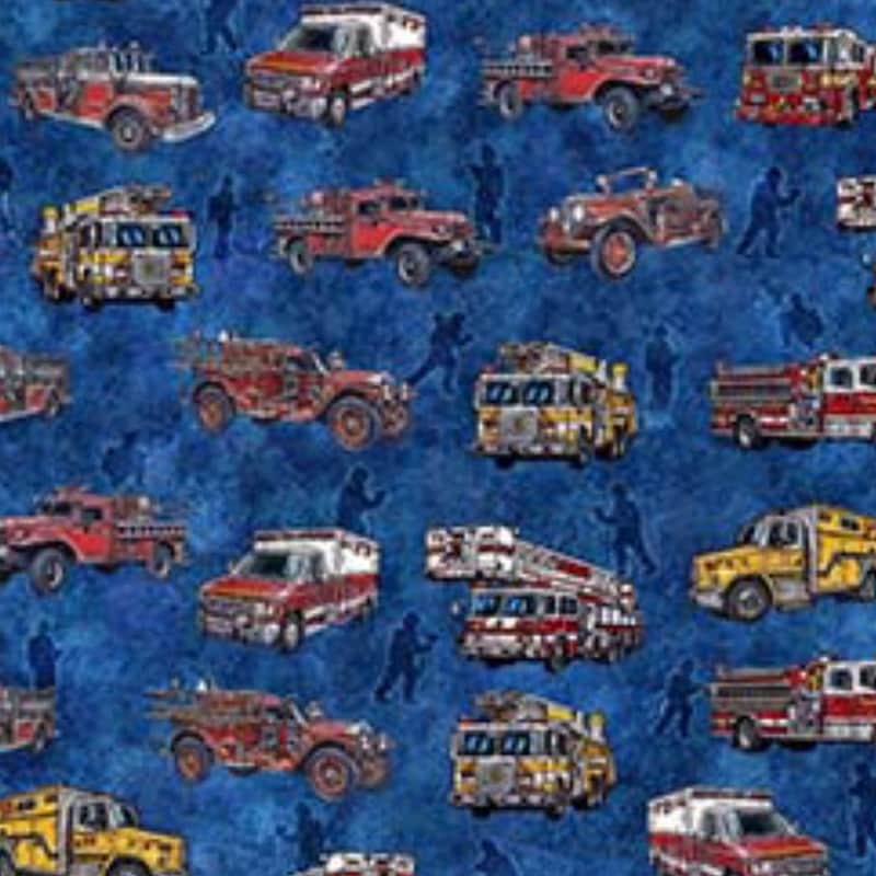 Fireman Fabric - Etsy