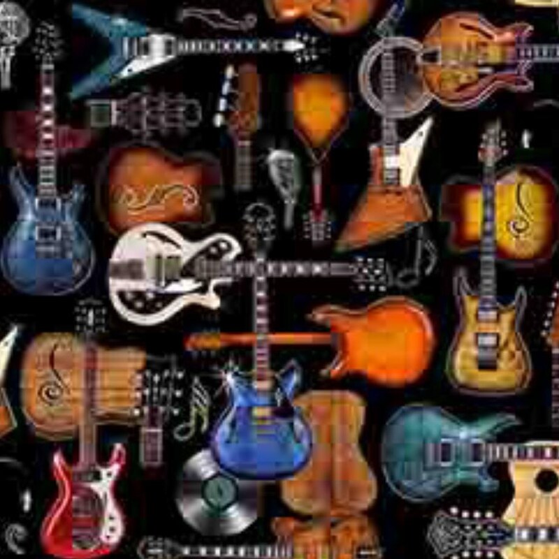 Rock and Roll Fabric - Etsy