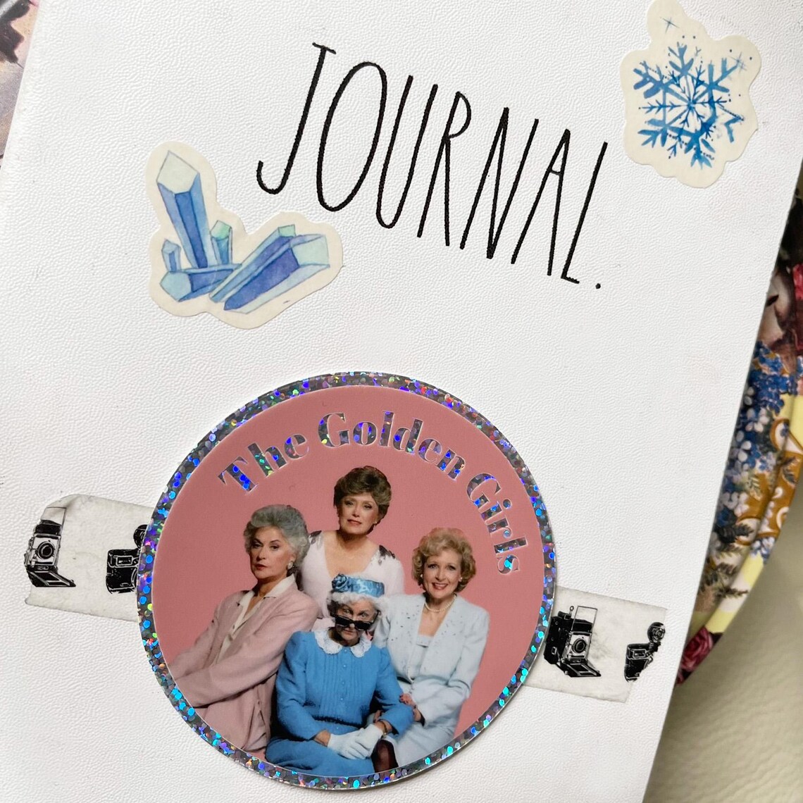 Golden Girls Vinyl Glitter Sticker | Rose, Dorothy, Blanche and Sophia ...