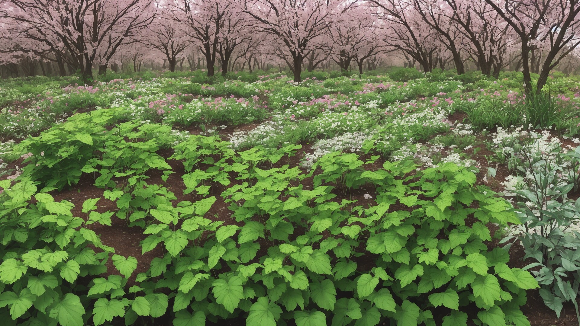 Cold Spring Morning Poster, Tomato Garden Art, Garden Poster ...