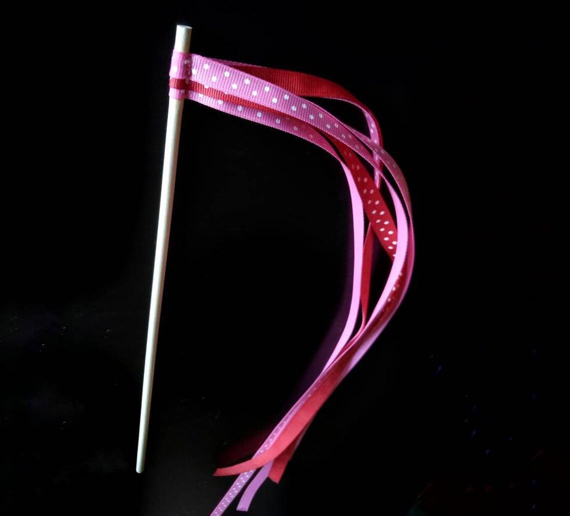 Ribbon-on-a-stick Cat Toy Teaser Wand With Ribbons Kitten | Etsy