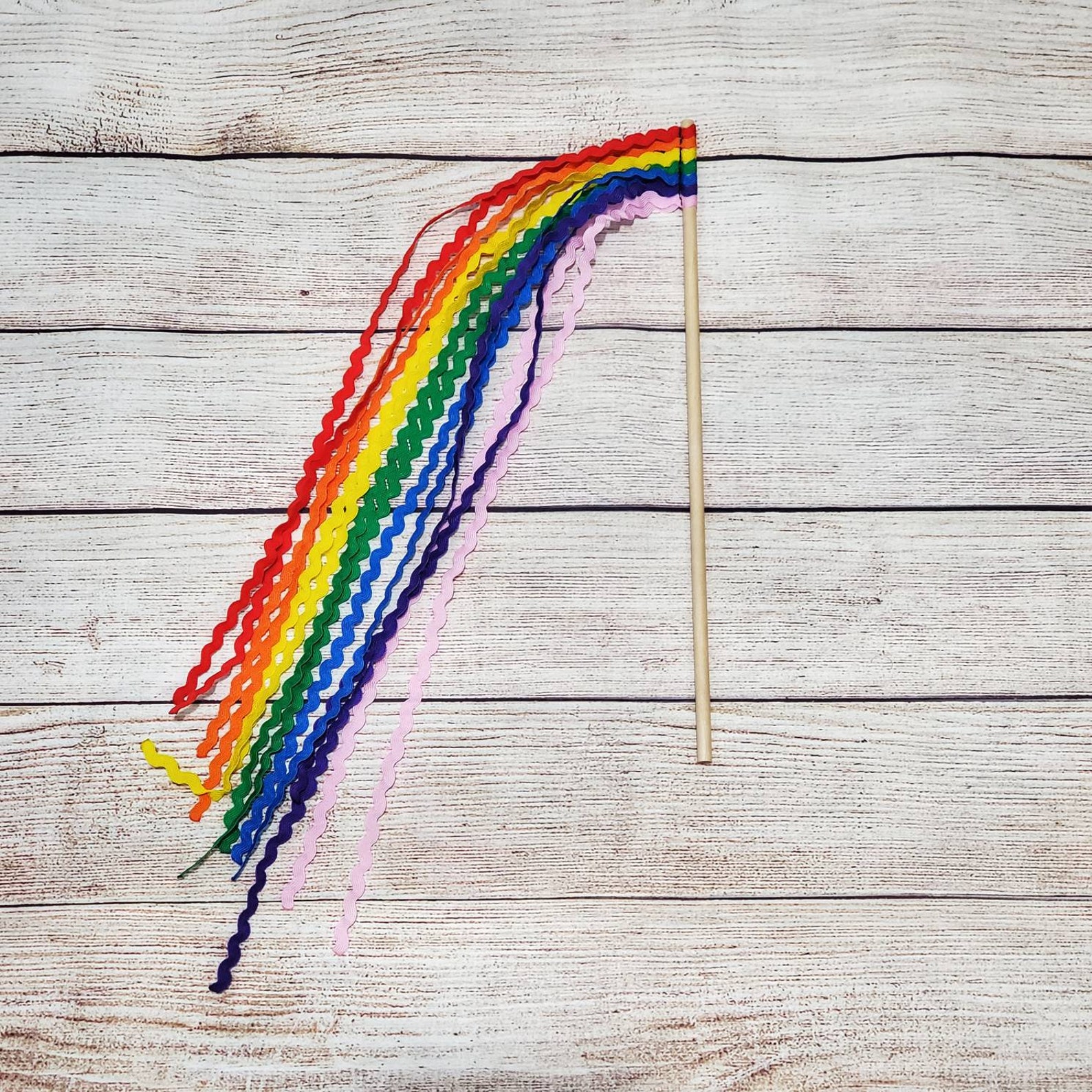 Ribbon-on-a-stick Cat Toy Teaser Wand With Ribbons Kitten - Etsy