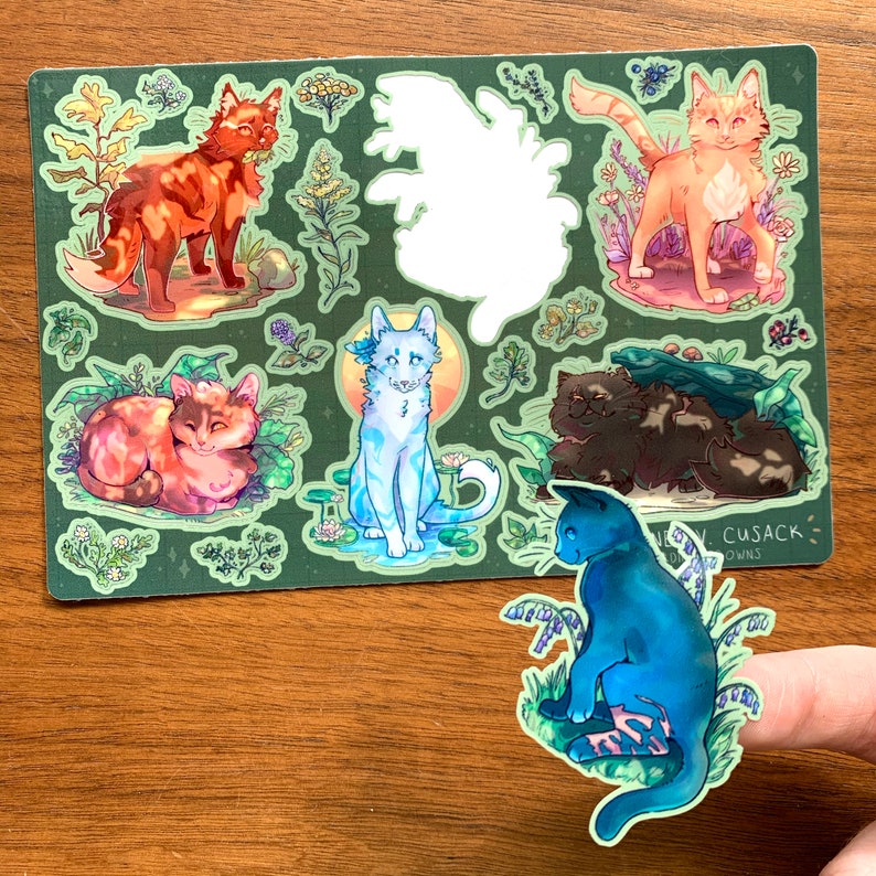 Medicine Cats Sticker Sheet waterproof / Warrior Cats - Etsy