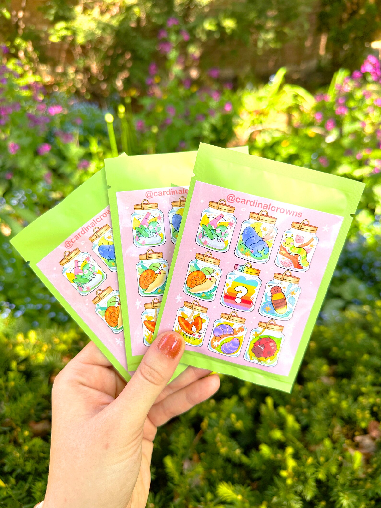 Bug Buddy Blind Bag 3 Glittery Mystery Acrylic Charm // Cute Animal ...