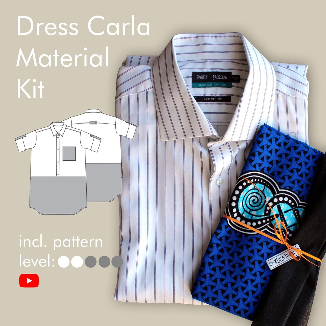 Unique and Sustainable Material Kit Including Fabric and Pattern for a ...