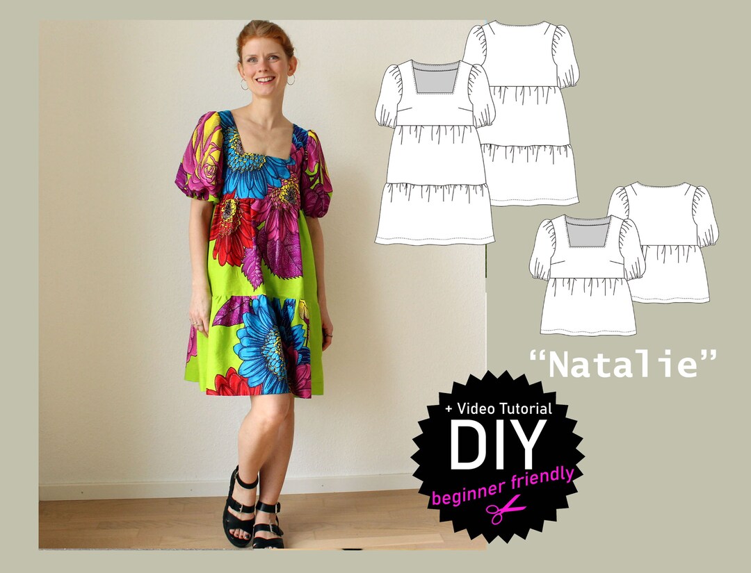 Cottagecore Dress/ Top natalie or Top With Square - Etsy