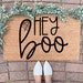 Hey Boo Welcome Mat Fall Decor Doormat Door Mat Pumpkin - Etsy
