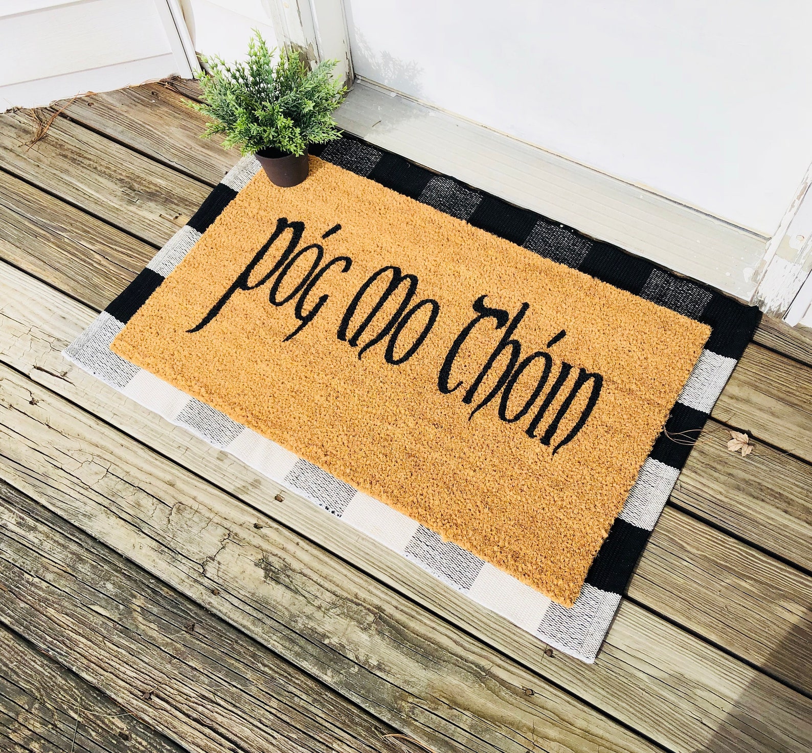 Pog Moin Thoin Doormat Easter Decor Customized Doormat - Etsy