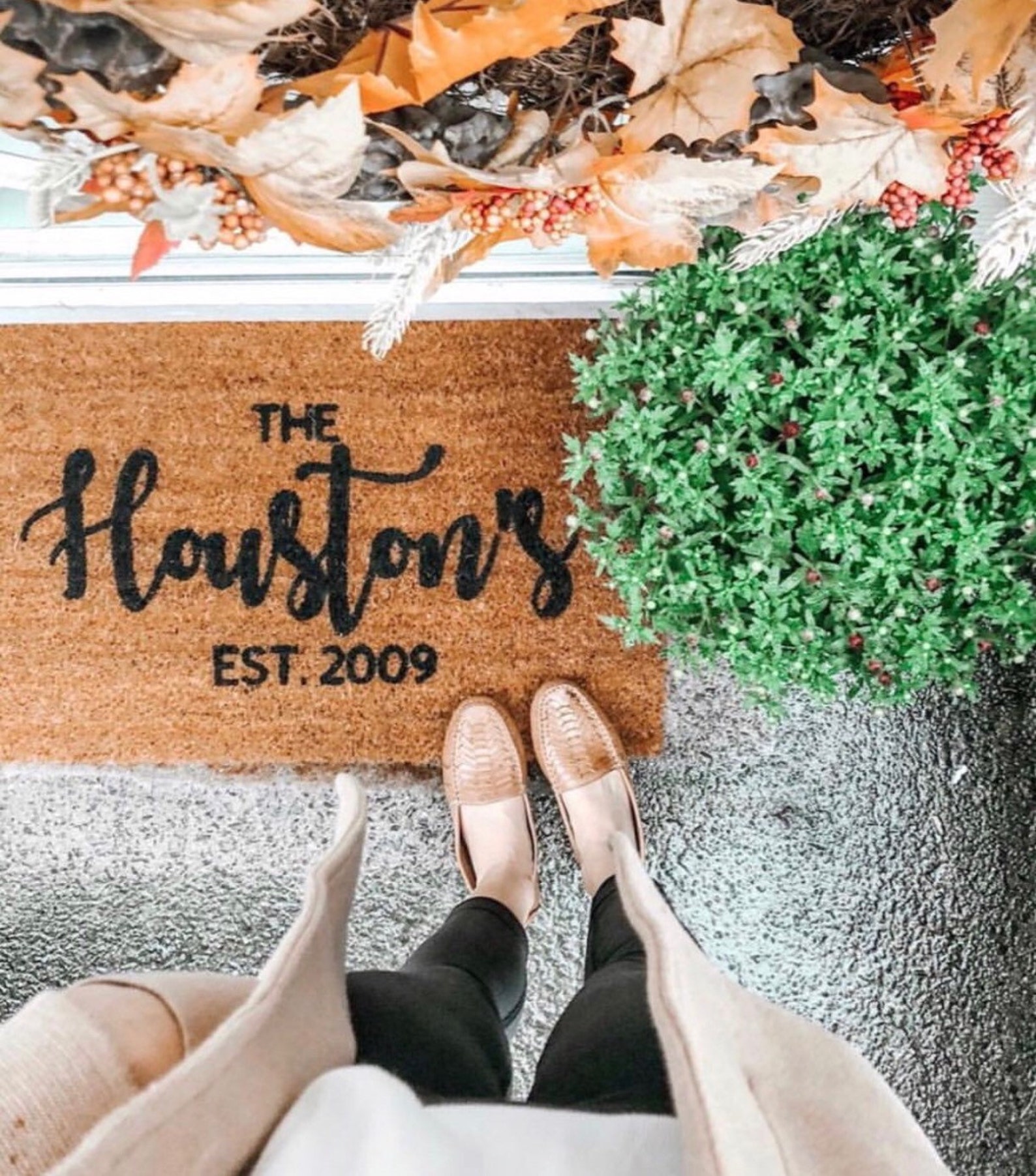 Custom Welcome Mat Personalized Door Mat Outdoor Decor - Etsy