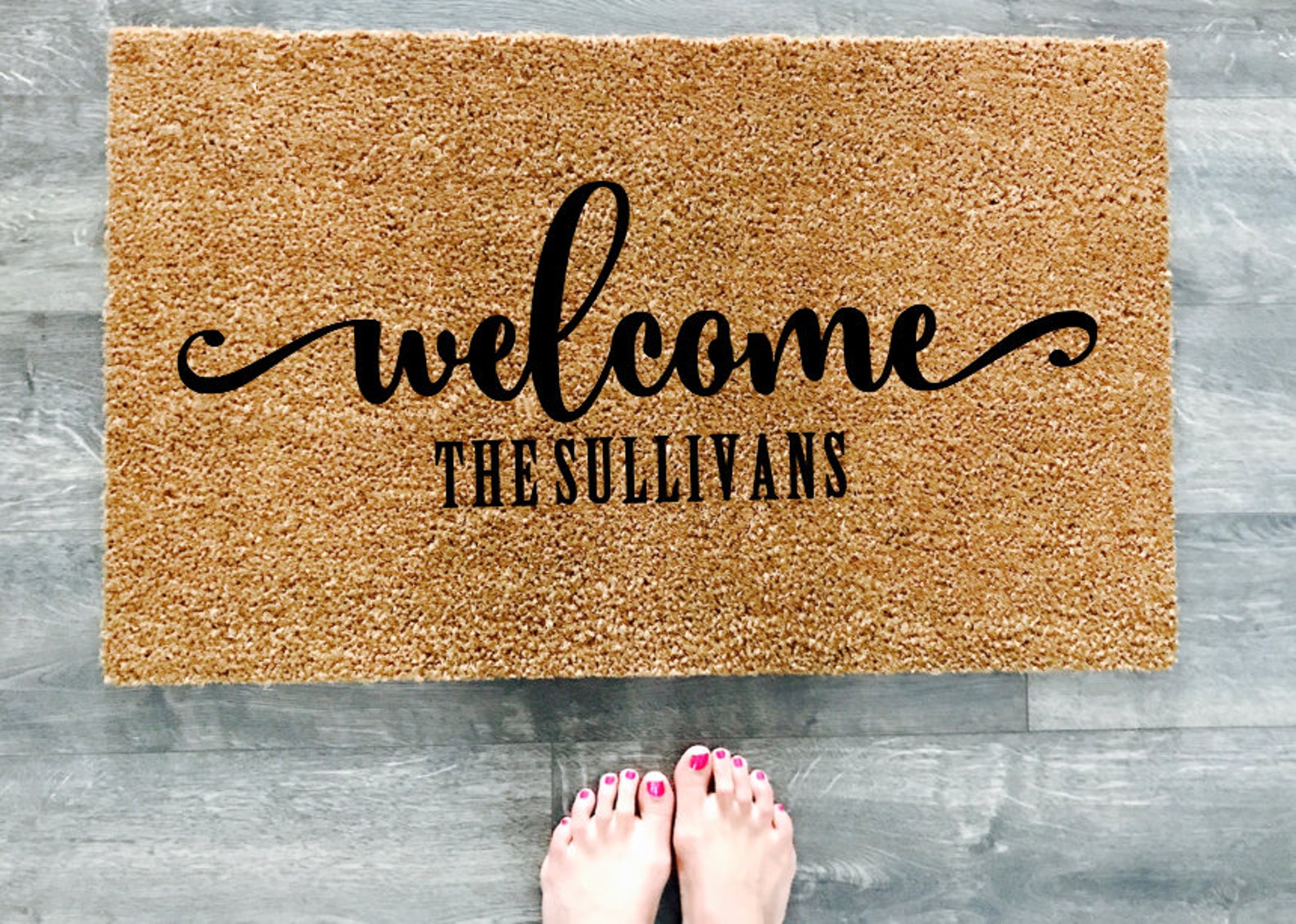 Custom Family Doormat Personalized Welcome Mat Door Mat | Etsy