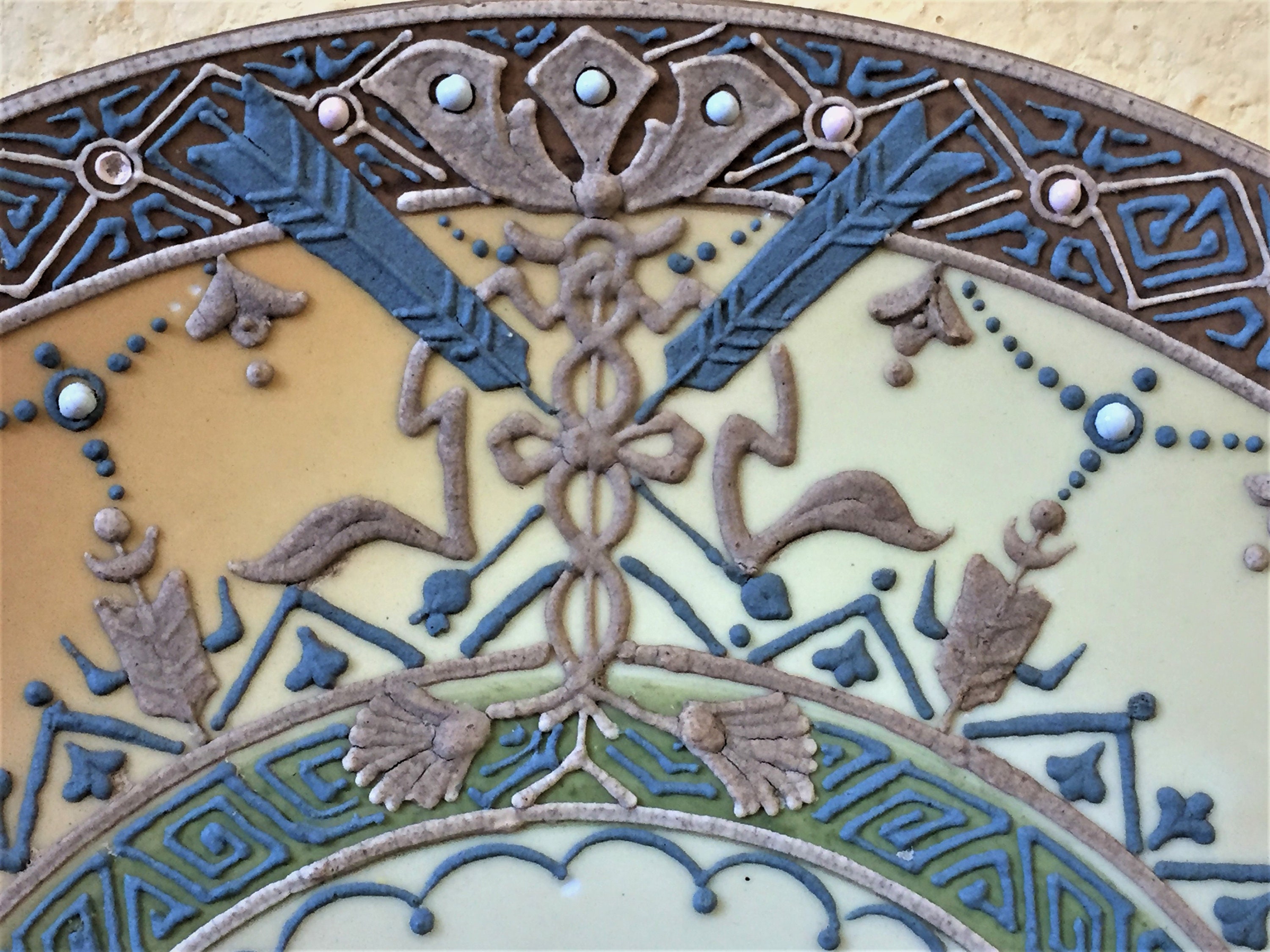 Rare Nippon, Moriage Plate, Native American, Chief Sitting Bull ...