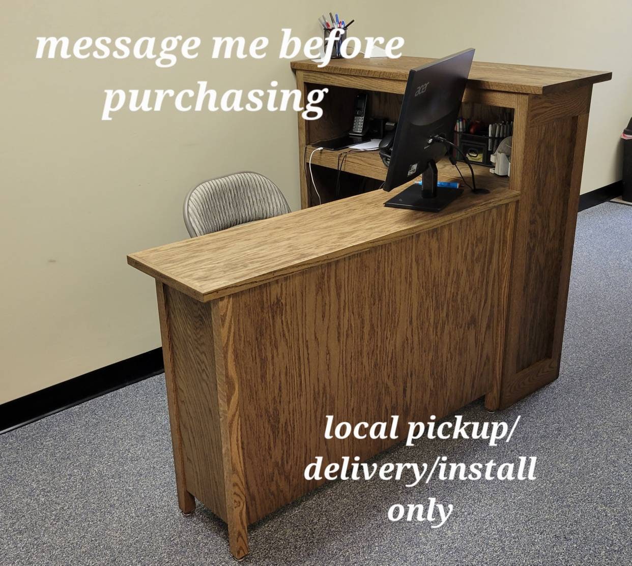 Custom L Shaped Desk - Etsy