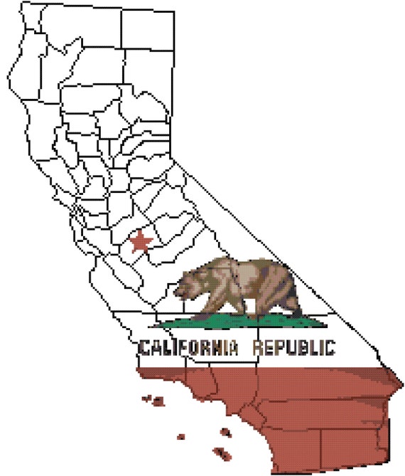Mapa De California Por Condados