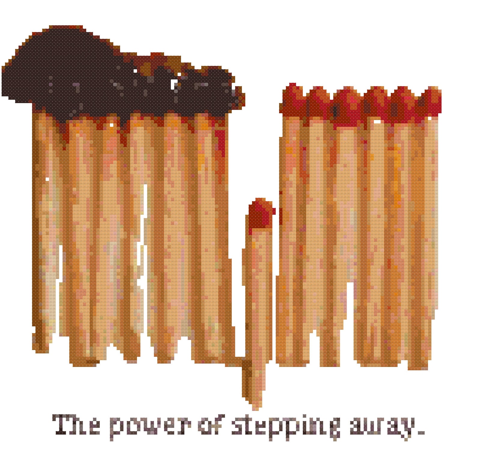 The Power of Stepping Away digital Cross-stitch Pattern - Etsy The Power of Stepping Away digital Cross-stitch Pattern - Etsy