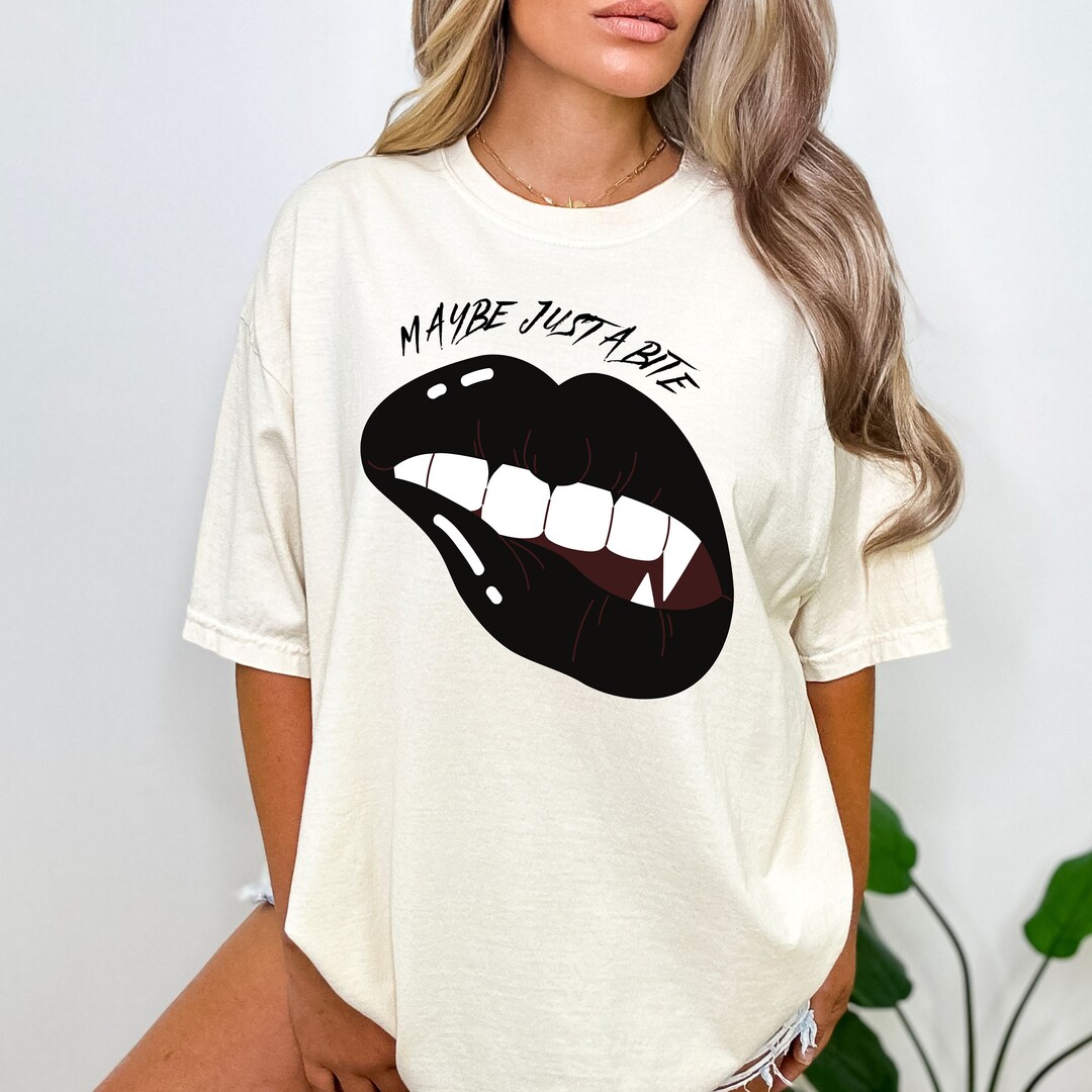 Vampire Shirt Funny Vampire Shirt Fangs Shirt Vampire - Etsy