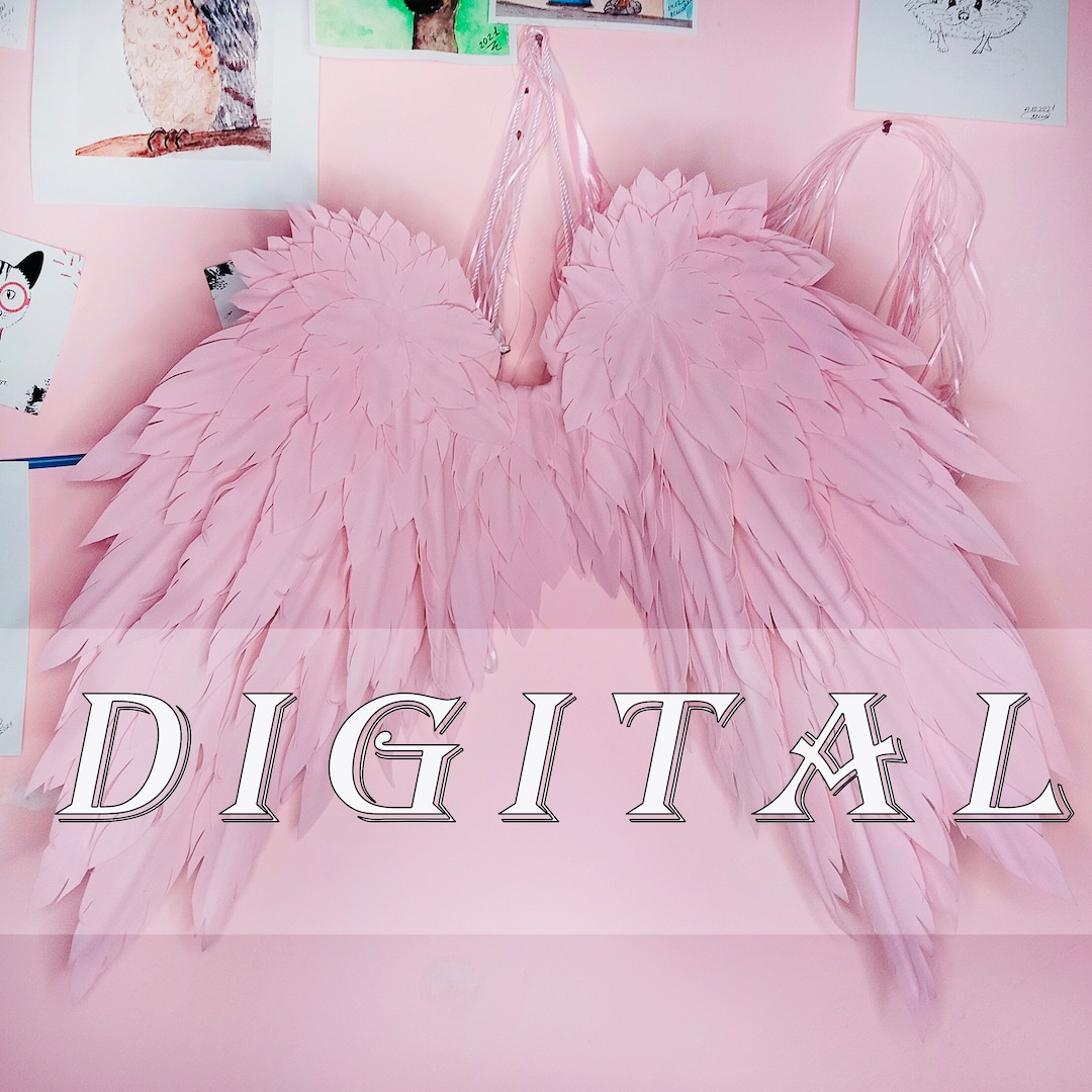 DIY Pink Angel Wings Pattern, Video Tutorial (digital Download) - Etsy