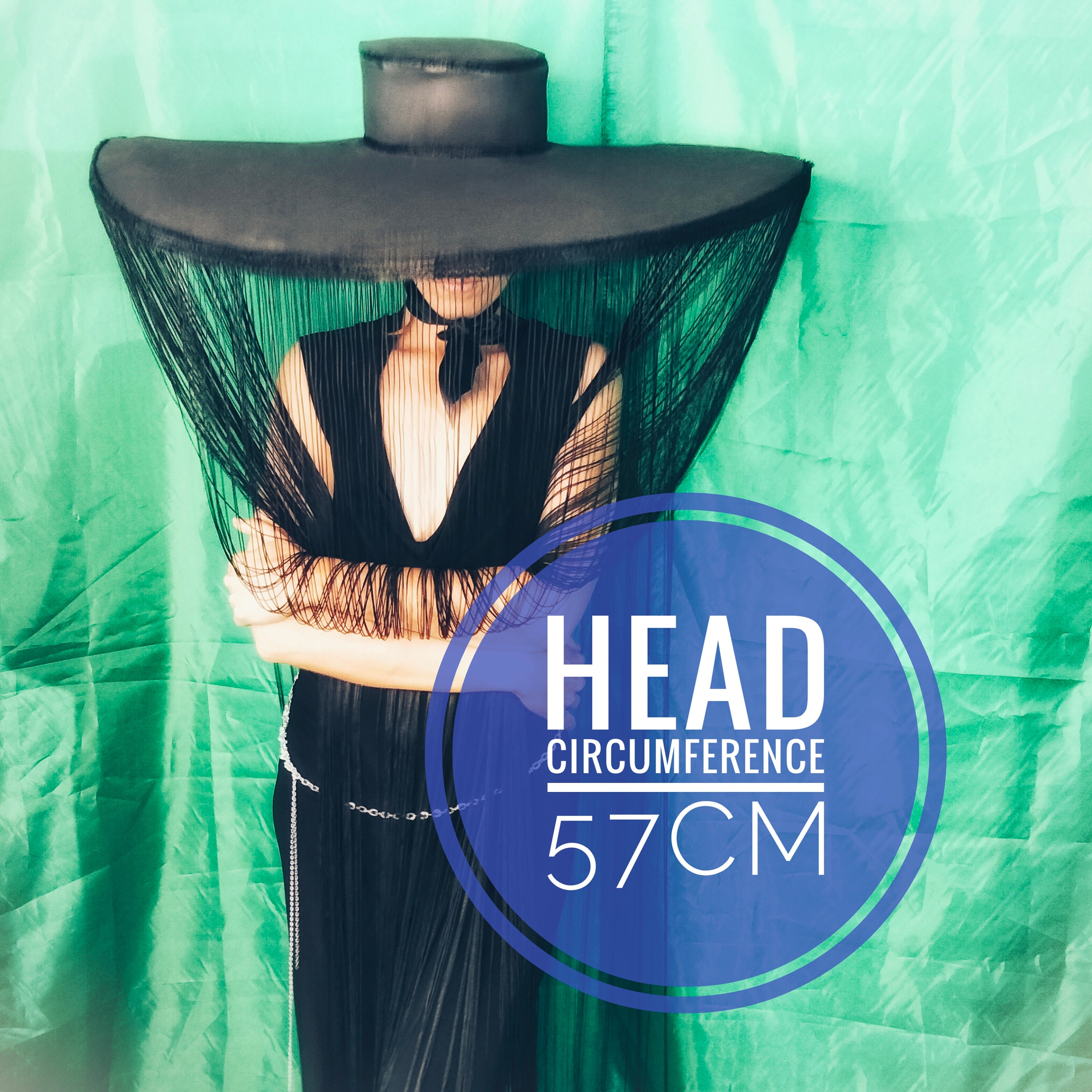 Statement Fringed Hat With Wide Brim Ideal for Photoshoots and Interior ...