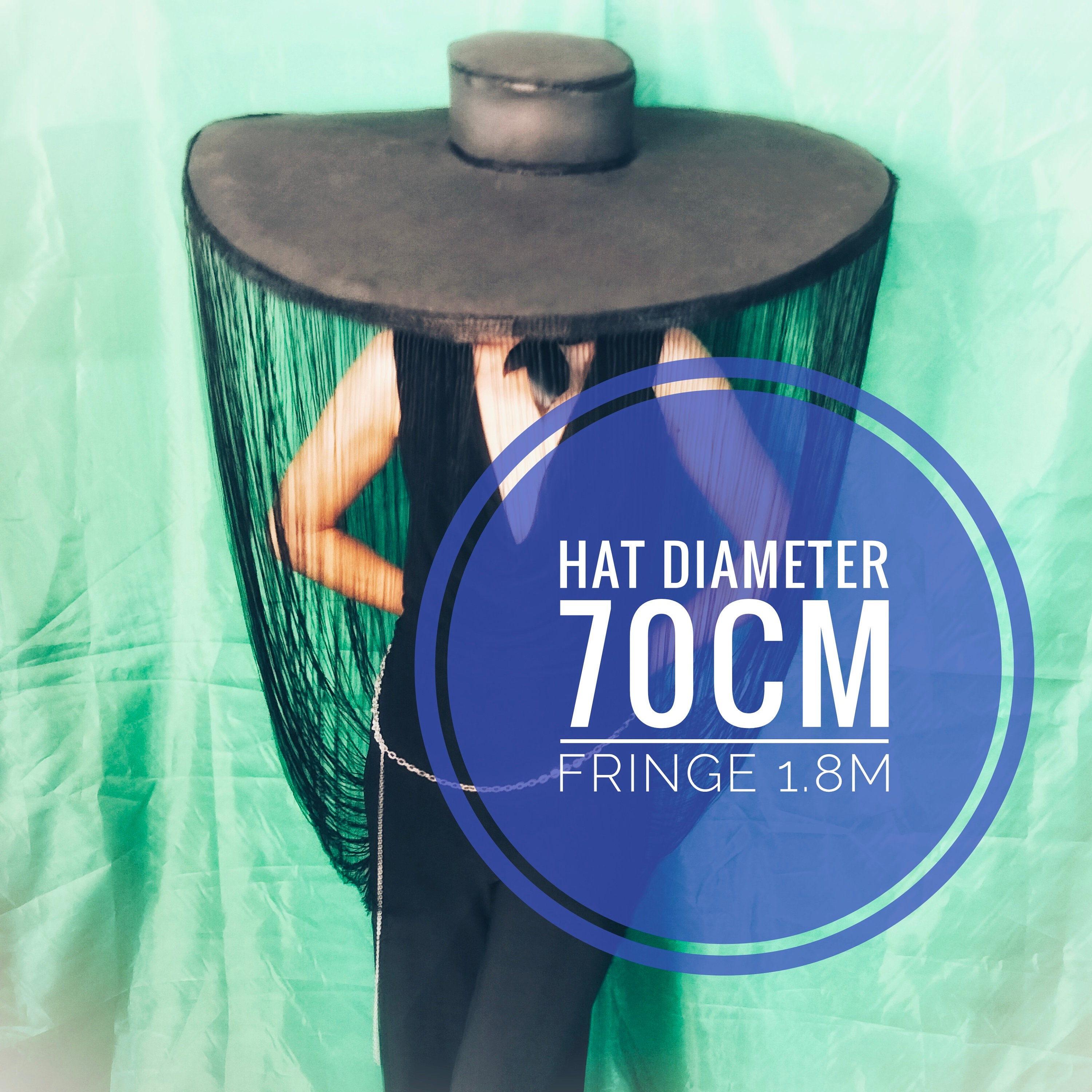 Statement Fringed Hat With Wide Brim Ideal for Photoshoots and Interior ...