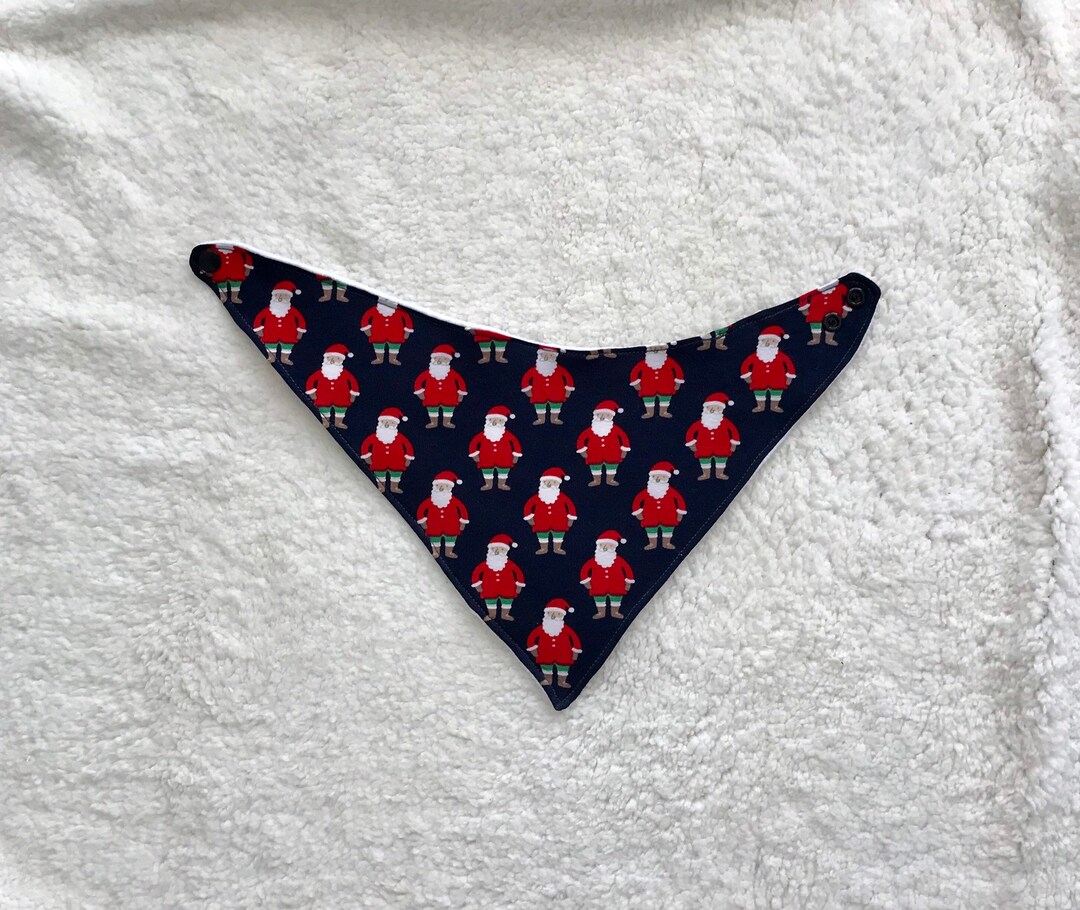 Christmas bib, Festive bib, Santa bib, Baby dribble bib, Bandana bib ...