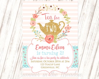 Teapot invitations | Etsy