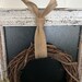 Farmhouse Chalkboard Decor: Distressed White Wood, Grapevine Wreath - Etsy