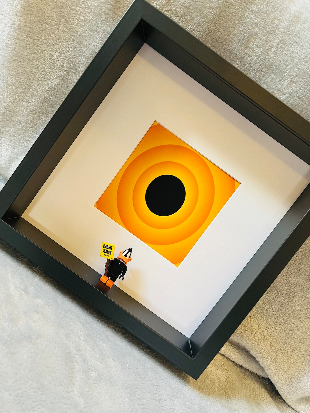 Looney Tunes Daffy Duck Lego Mini Figure Gift Frame Birthday - Etsy