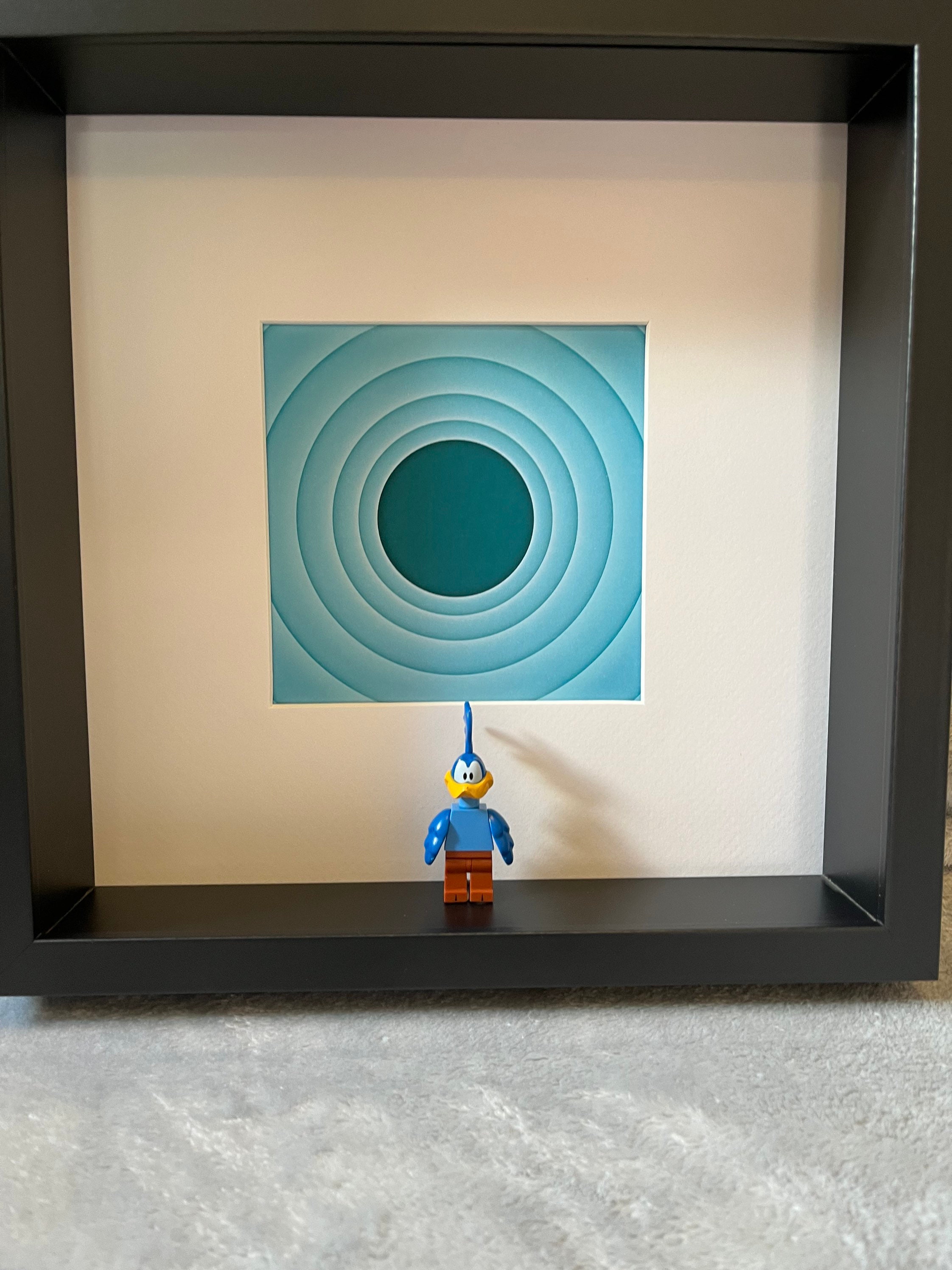 Looney Tunes Road Runner Lego Mini Figure Gift Frame - Etsy