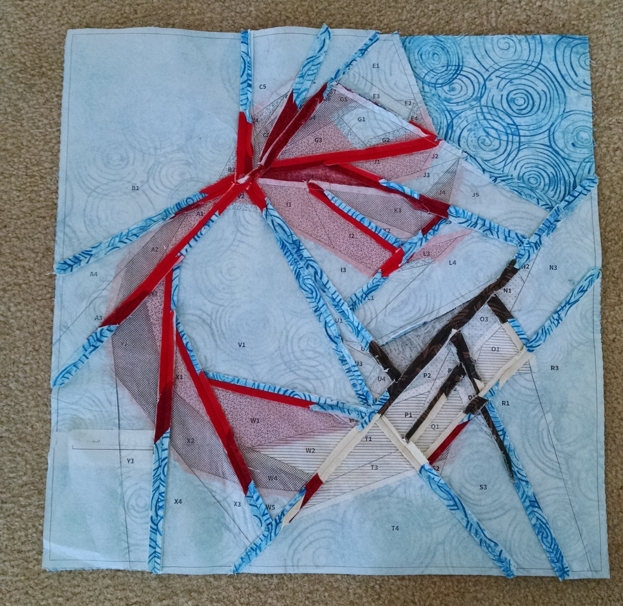 Mermaid Quilt Block 18 or 24 Inch Square Blocks - Etsy