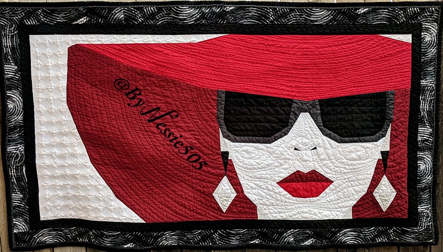 Lady in Red Quilt Pattern - Etsy