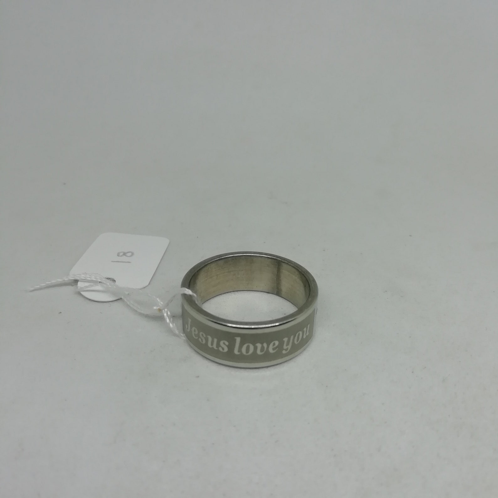 Ring jesus Love You in Stainless Steel Diameter - Etsy UK