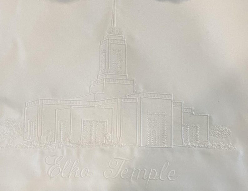 Elko Temple Machine Embroidery Design - Etsy