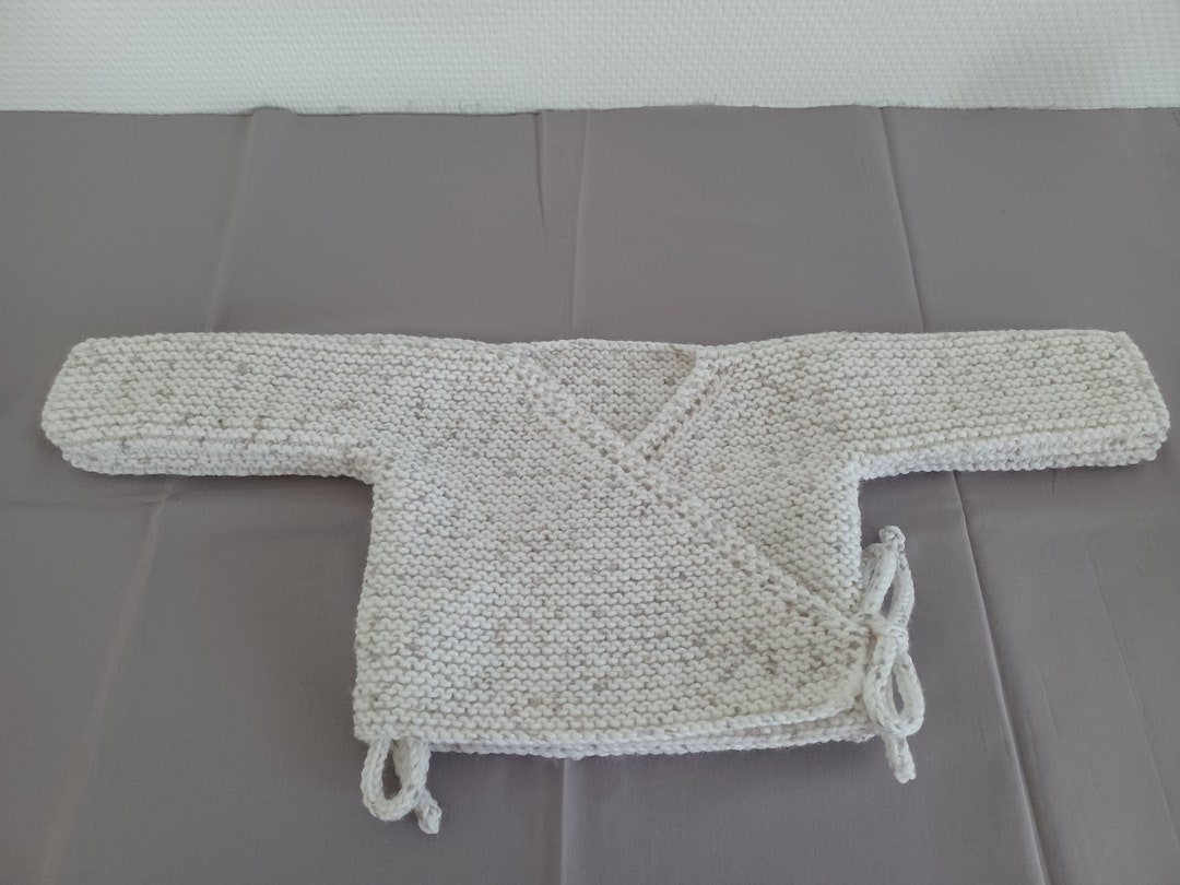 Baby Girl or Boy Wrap-around Bra in Sea Salt Color, Sizes 0/1 or 3 ...