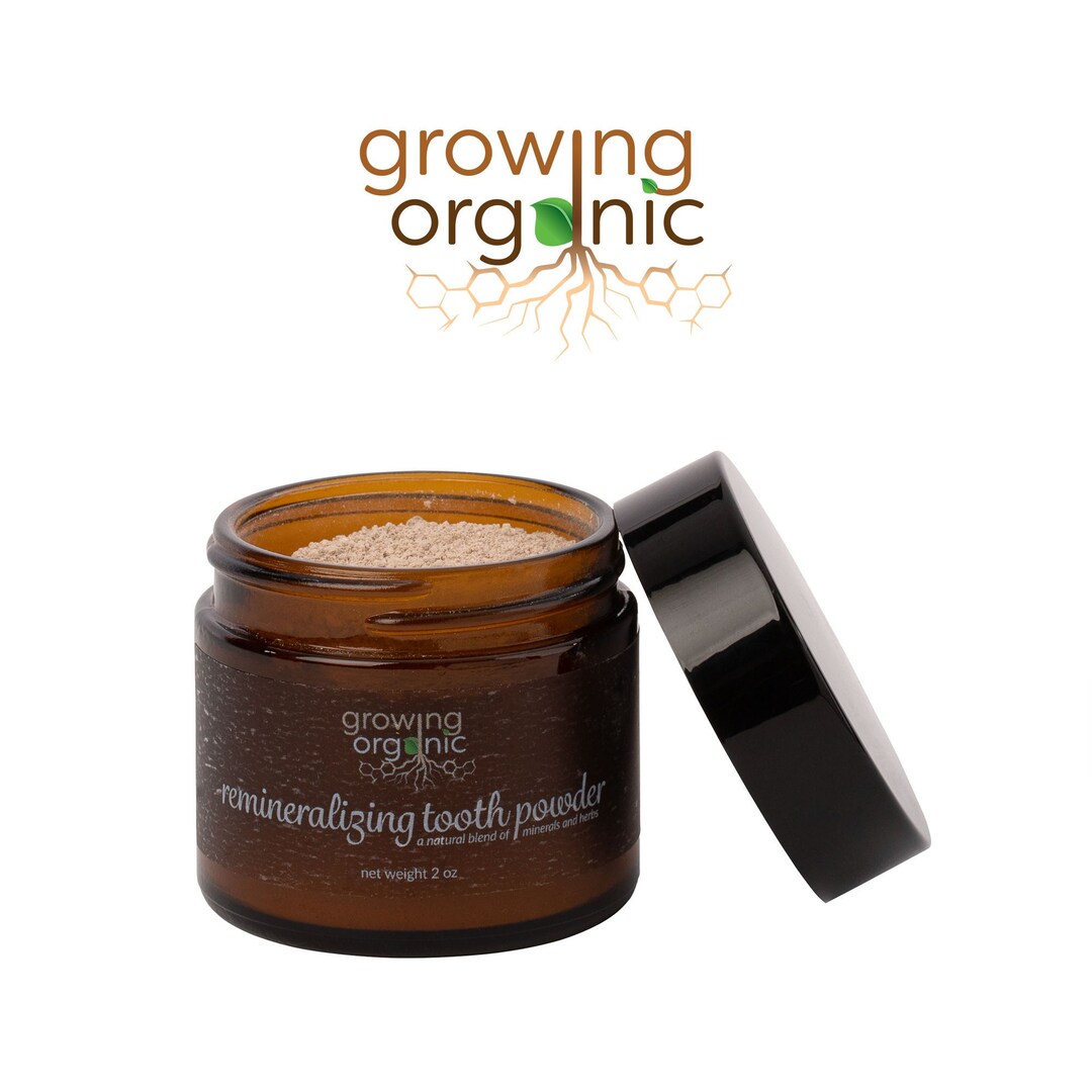 Organic Remineralizing TOOTH POWDER Natural Anti-cavity - Etsy