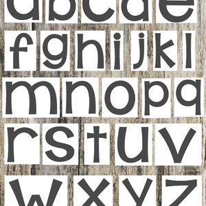 Lowercase Letters A-z Decals | Lowercase Letter Labels | Classroom ...