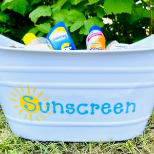 Decal | Sunscreen Pool Party Decal | Beach Party Decal | Summer Fun ...