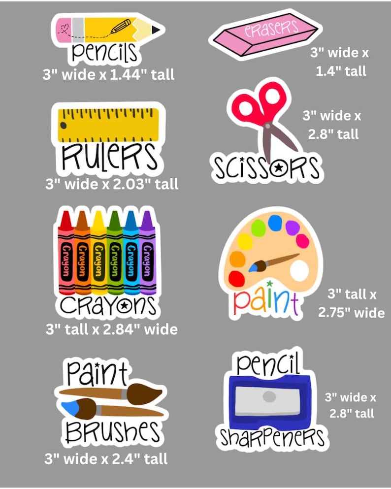 Classroom Stickers for Teachers & Student Supplies - Back to School ...