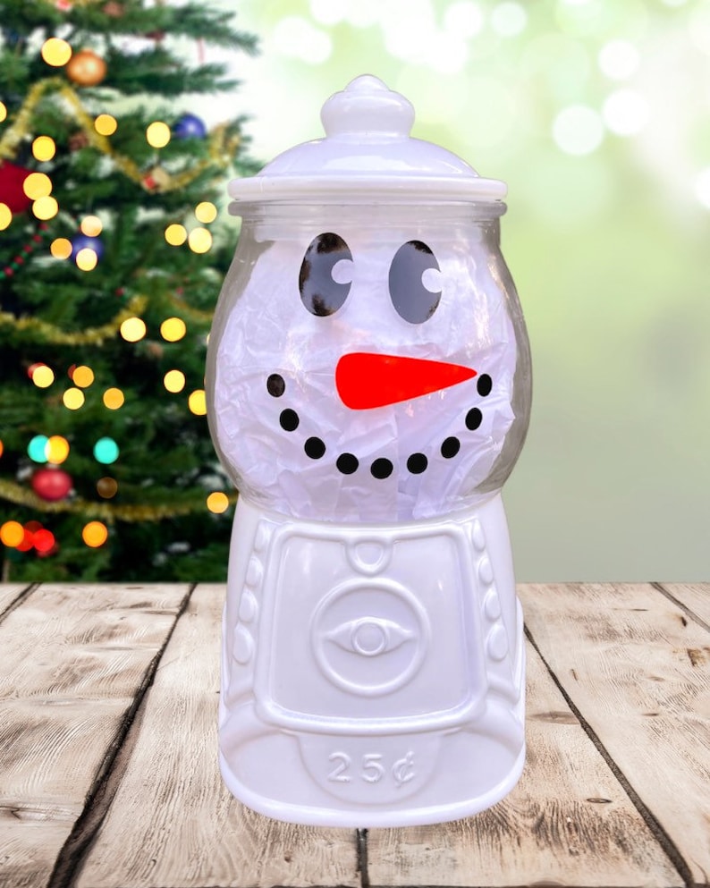 Snowman Face Decals Set of 12 - Vinyl Stickers for Winter Crafts ...