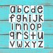 Decals Lowercase Letters A-z Lowercase Letter Labels Classroom Library ...