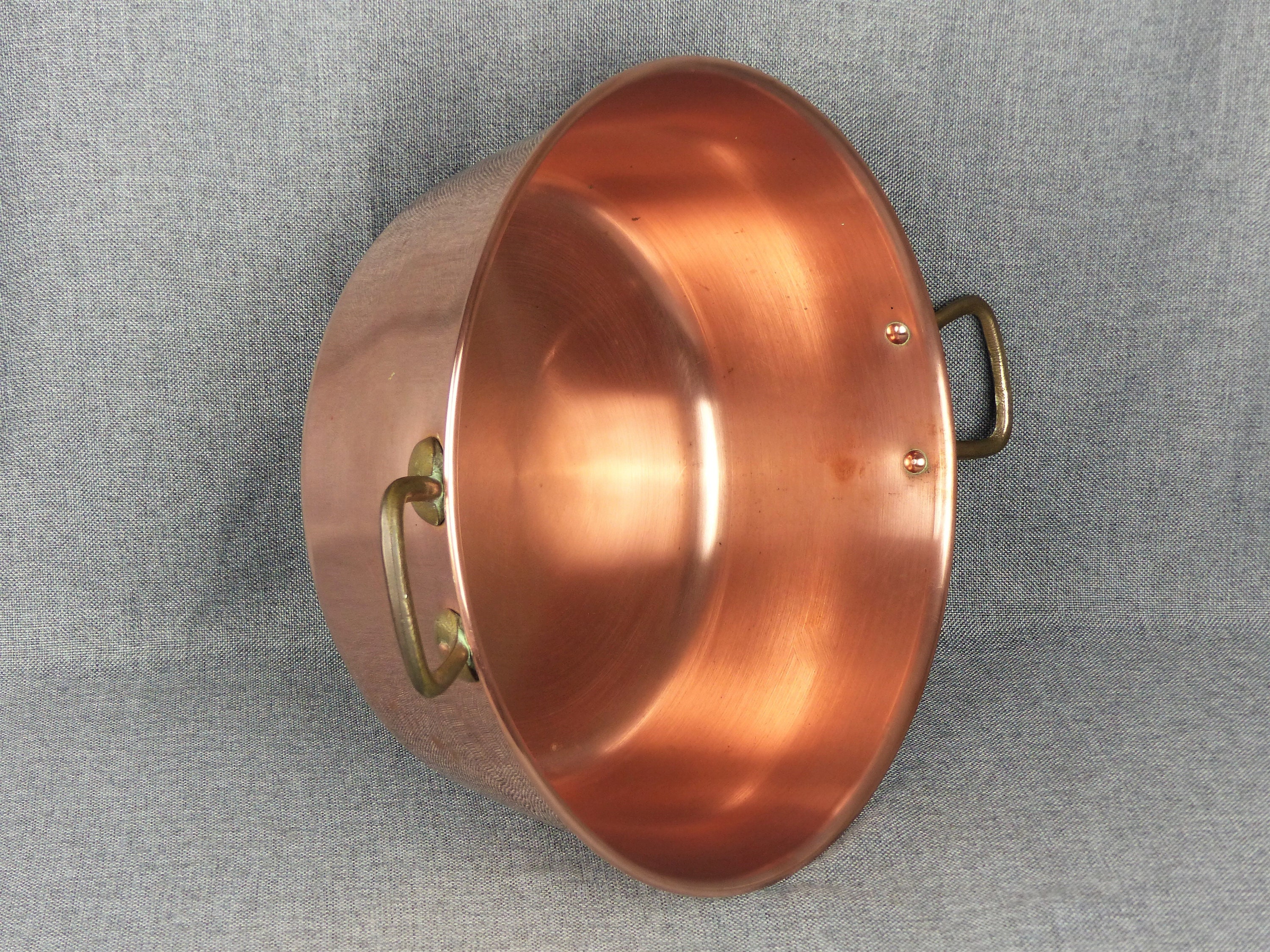 Vintage French Copper Jam Pan