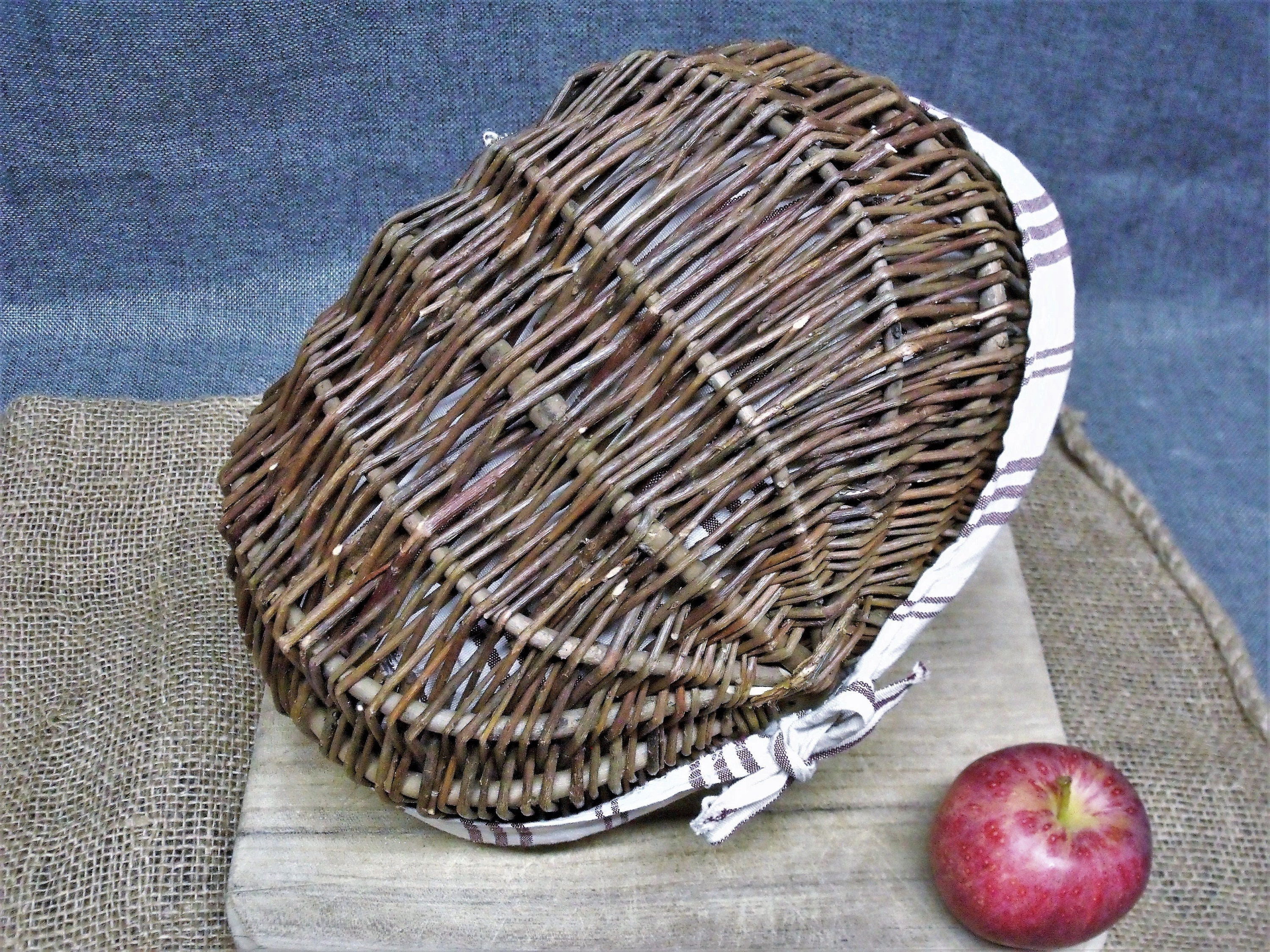 Rustic French Willow Garden Trug