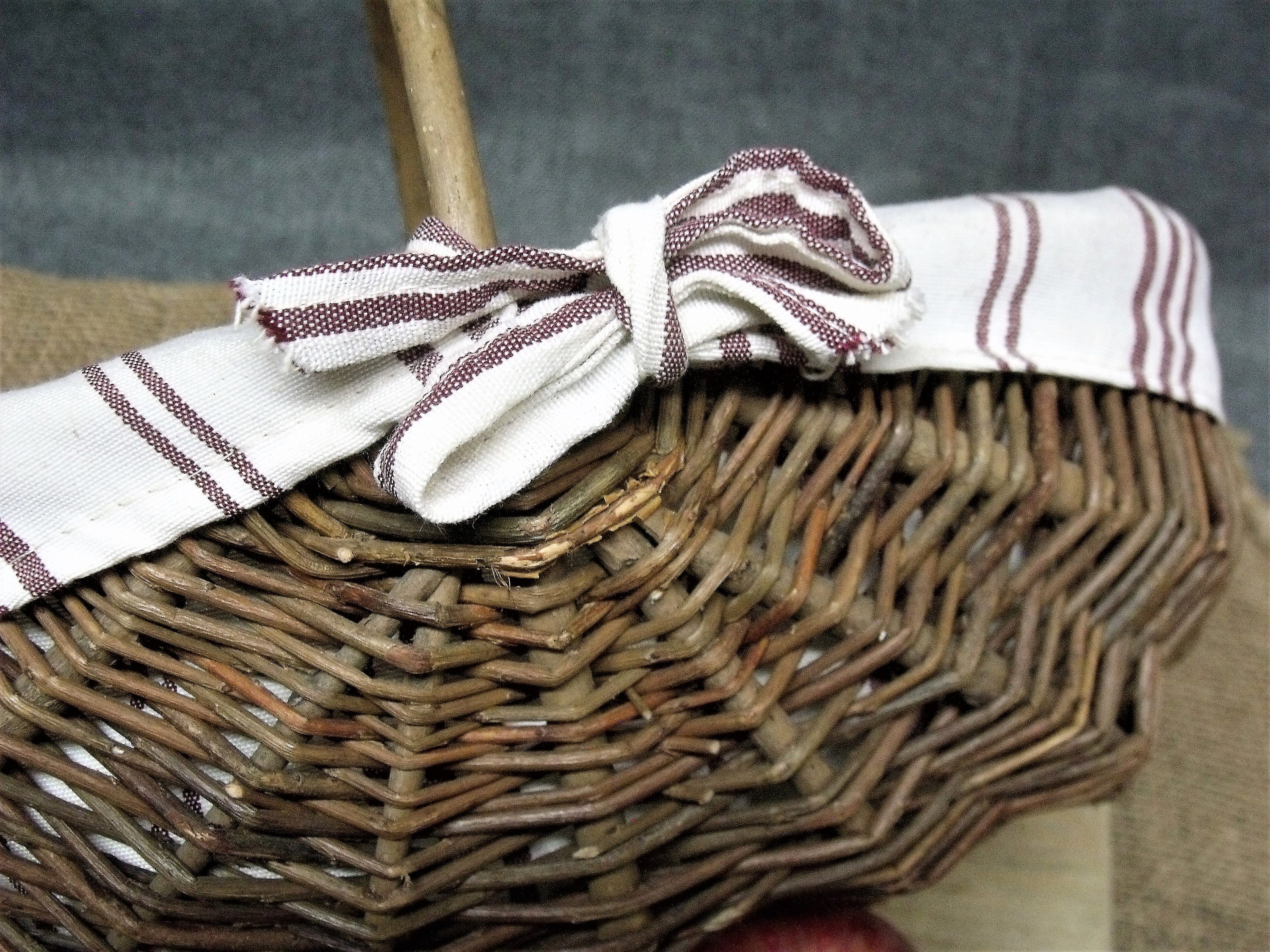 Rustic French Willow Garden Trug