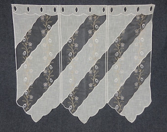 French Net Curtain - Etsy