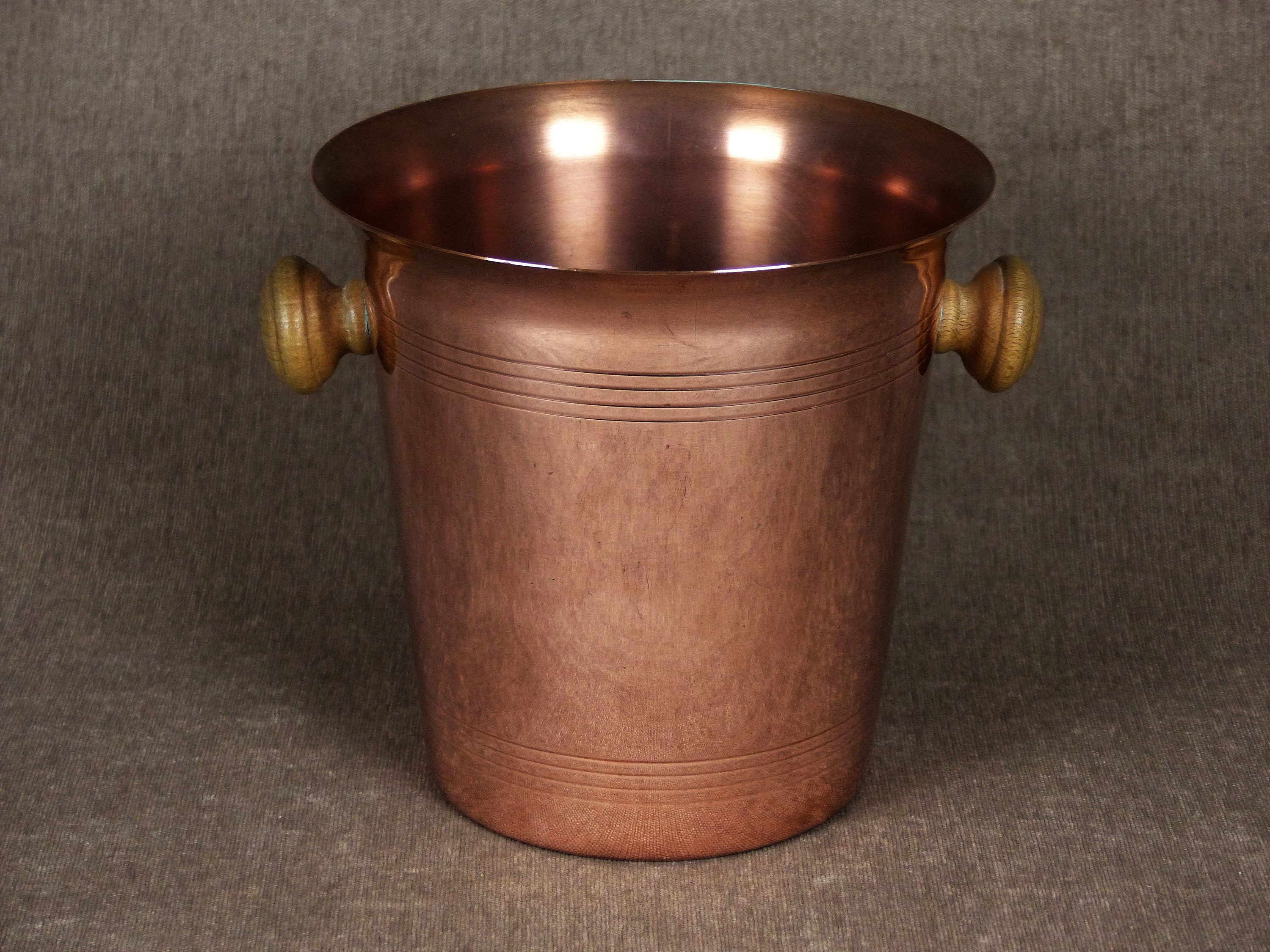 Vintage French Copper Champagne Bucket