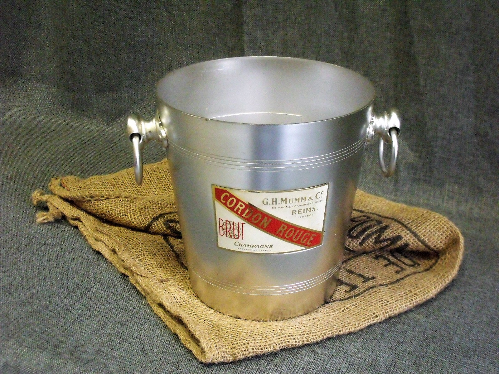 Vintage French Champagne Bucket